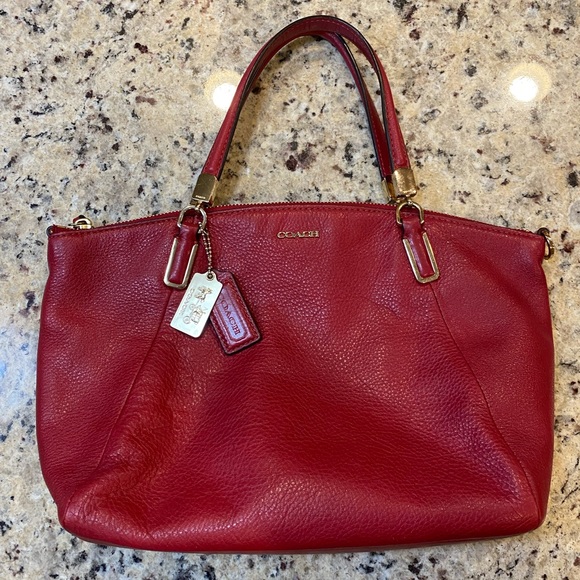 Coach | Bags | Coach Leather Madison Small Kelsey Satchel | Poshmark